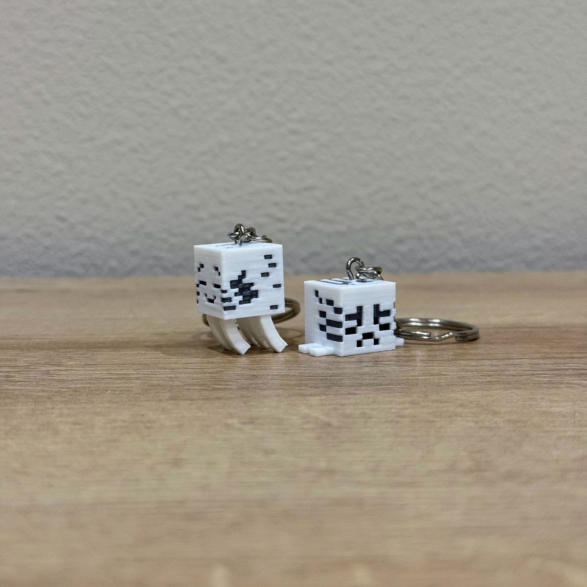 Minecraft Ghasts Happy and Dried Bundle Keychains – Casual Chicken